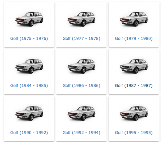 Sondermodell „Edition 50“ - VW Golf - Doppel-WOBber